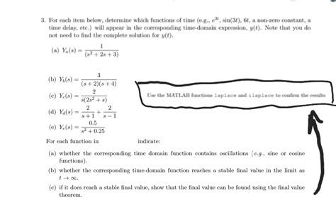 3 for each item below determine which functions of