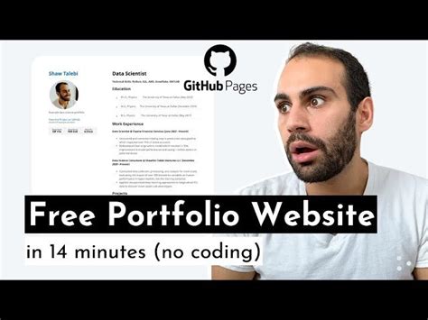 free video how to make a data science portfolio with github pages from shaw talebi class central
