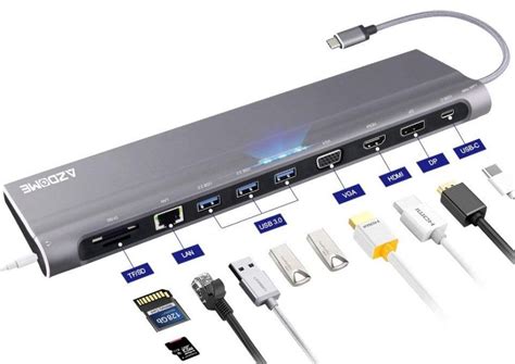 In Multi Port Usb Secure Docking Station With Charging Power