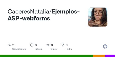 Github Caceresnatalia Ejemplos Asp Webforms