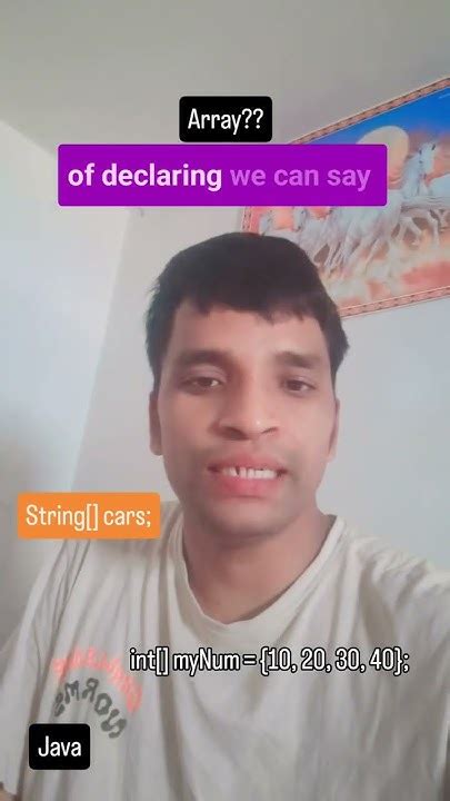 Array In Java Codingtutorial Education Youtube