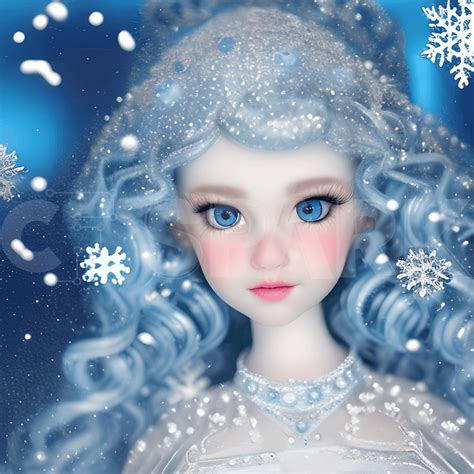 Cinderella Christmas Portrait Creative Fabrica