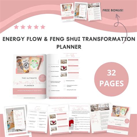 Amazing Energy Flow And Feng Shui Transformation Planner Creative