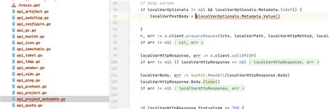 Generate Harbor Api20 Client As Golang Codebut Client Code Report