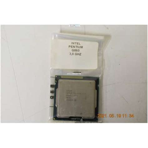 Intel Pentium G860 SR058 Dual Core 3.0 Ghz 3 MB Cache LGA 1155 Processore