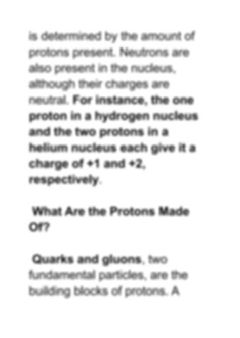 SOLUTION The Proton A Fundamental Particle With A Big Impact Studypool
