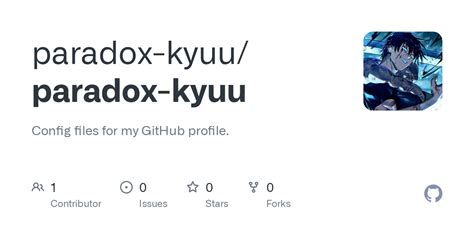 Github Paradox Kyuu Paradox Kyuu Config Files For My Github Profile