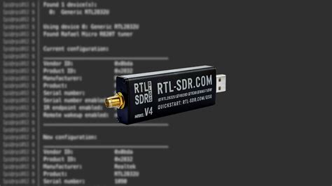 How To Change RTL SDR Dongle Serial Number On Linux