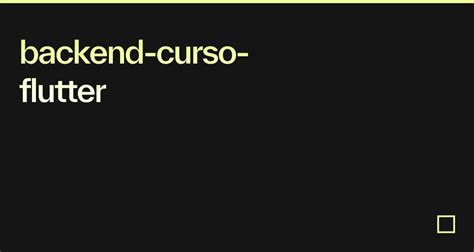 Backend Curso Flutter Codesandbox
