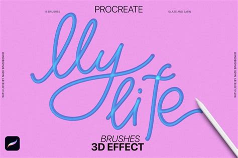 3d Effect Procreate Brushes Masterbundles