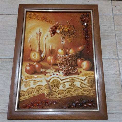 Пано восток з натурального бурштину — ціна 1700 грн у каталозі