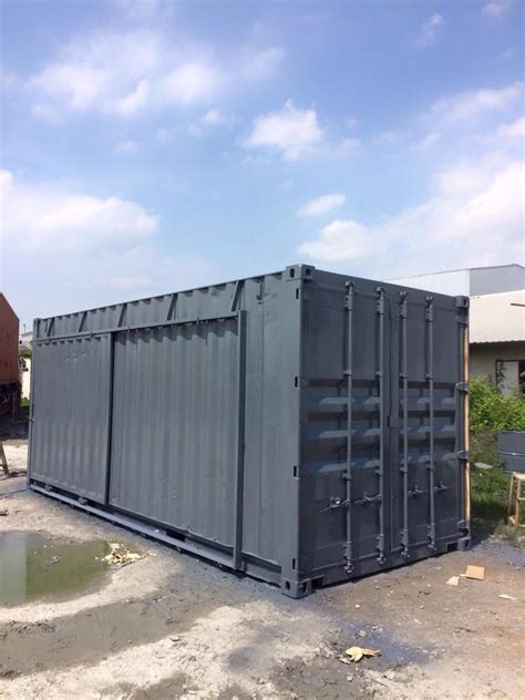 20ฟุตทำบานสไลด์เป็นห้องเก็บของ รวมพ่นสีภายนอก ใบละ69 000บาทครับ สนใจติดต่อ 094 343 888 7 063