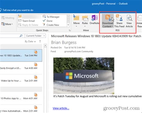 How To Add RSS Feeds To Microsoft Outlook