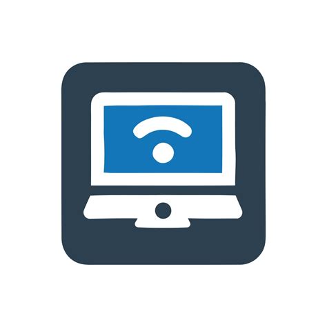 Computer WiFi Network Icon Vector Art At Vecteezy