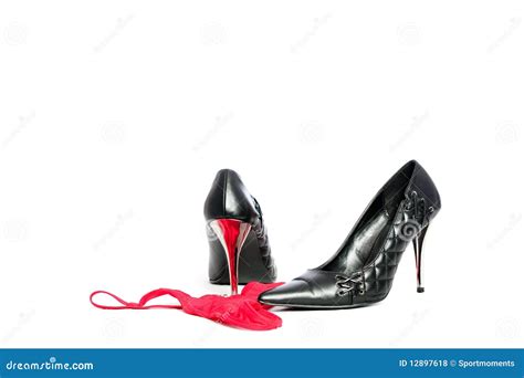 Erotic Hig Heels In Black Stock Photo Image Of Pinup