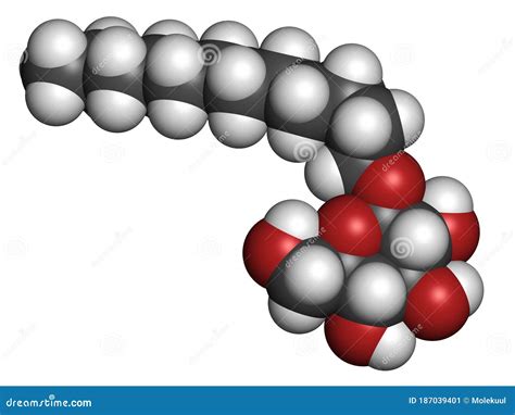 Lauryl Glucoside Dodecyl Glucoside Molecule It Is Non Ionic