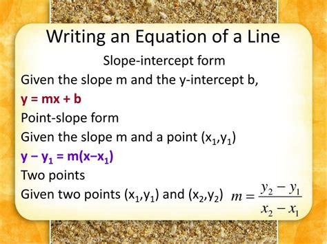 PPT Equations Of Lines PowerPoint Presentation Free Download ID