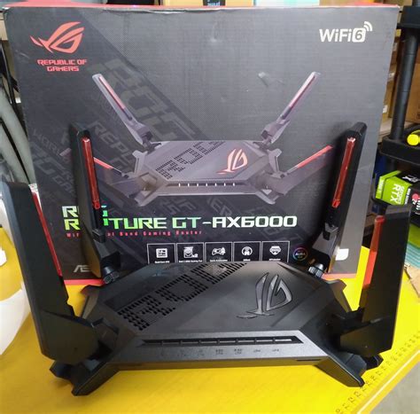 Asus Rog Rapture Gt Ax6000 Gaming Router Aimesh Compatible G Electronics