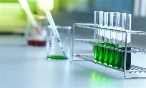 Equipment And Glassware For Test The Natural Product Extraction And Green Color Solution In The