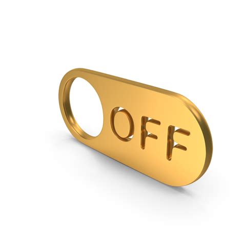 Off Button Symbol Gold Png Images And Psds For Download Pixelsquid
