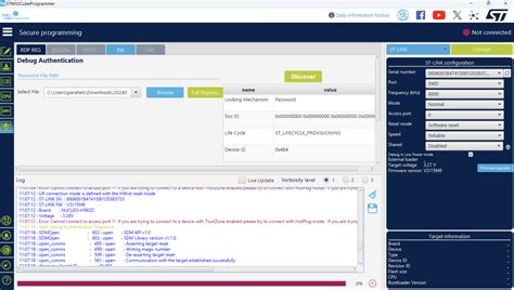 Implementing Debug Authentication On Stm32h5 Using Stmicroelectronics Community