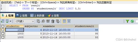 Mysql的limit关键字echohol的博客 Csdn博客