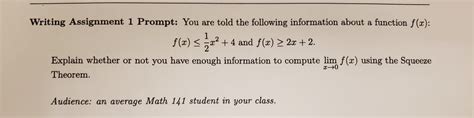 solved writing assignment 1 prompt you are told the