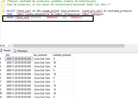 Sql Como Haria Paramostar Cantidad De Productos Vendidos En Los Meses