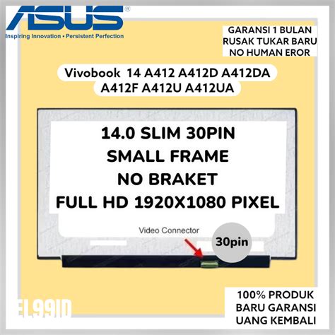Jual Led Asus Vivobook 14 A412 A412d A412da A412f A412u A412ua Full Hd Shopee Indonesia