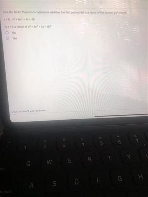 Solved Use The Factor Theorem To Determine Whether The First Chegg