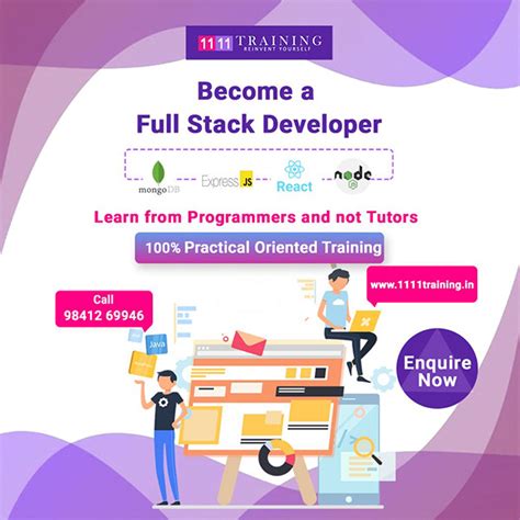 full stack developer training course on behance