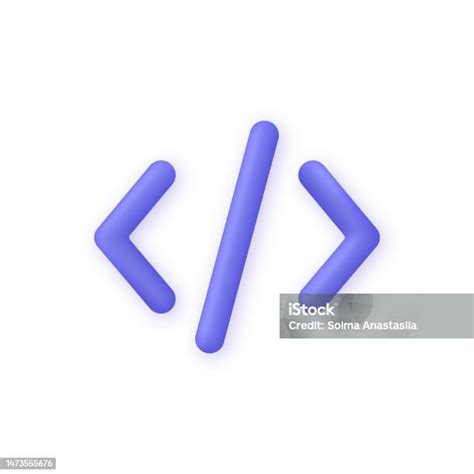 icône de code de programmation 3d isolée sur fond blanc développement et concept logiciel