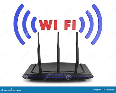 WiFi Router Stock Illustration Image Of Adsl Networking 46629041