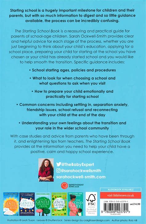 The Starting School Book How To Choose Prepare For And Settle Your C