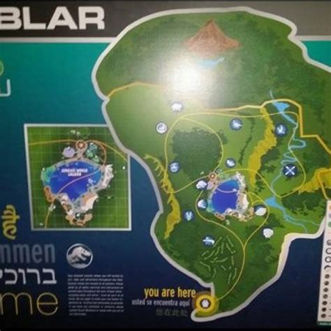 Jurassic World Park Map