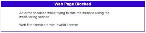 Web Pages Being Blocked Fortinet Community