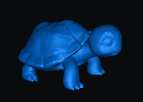 Stl File Cute Tiny Turtle 🐢 ・3d Printing Idea To Download・cults