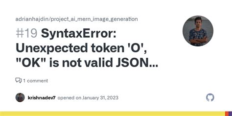 Syntaxerror Unexpected Token O Ok Is Not Valid Json While Loading Posts From Mongodb In