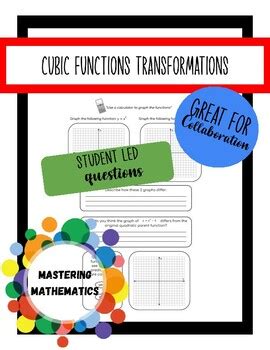 Cubic Function Transformation Notes By Made By MasteringMathematics