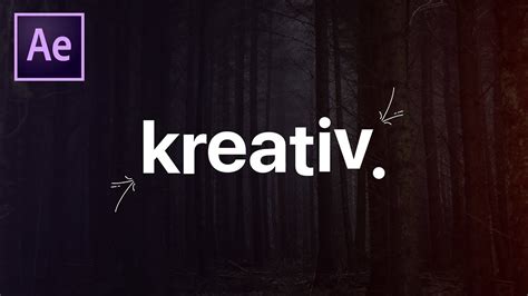 Text Animation In After Effects Titel And Text Effekte Ganz Einfach