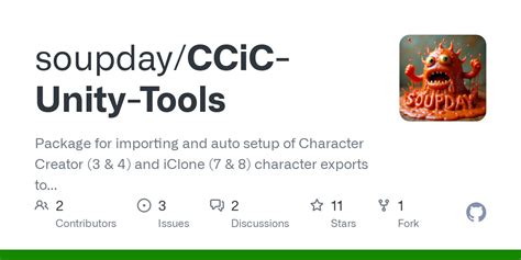 Github Soupdayccic Unity Tools Package For Importing And Auto Setup Of Character Creator 3