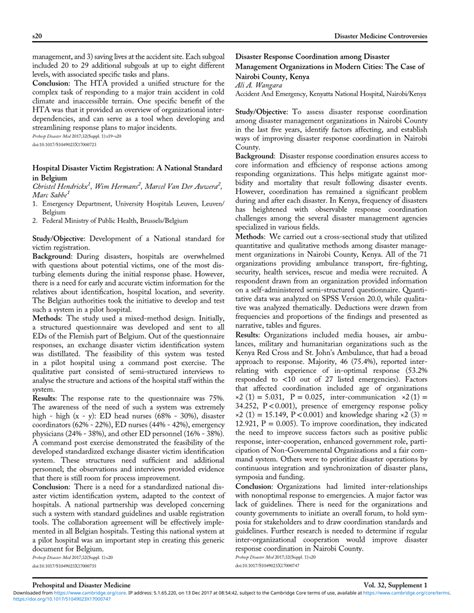 Pdf Disaster Response Coordination Among Disaster Management Organizations In Modern Cities