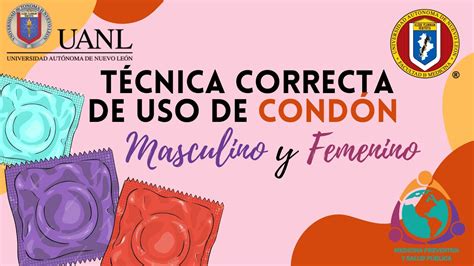 Técnica Correcta De Uso De Condón Masculino Y Femenino Youtube