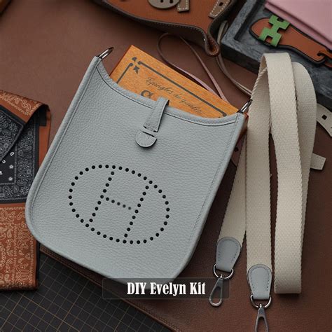 Cucubird Full Grain Leather Mini Evelyn Bag Diy Kit Diy Leather Bag Kit
