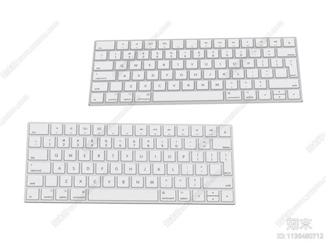 键盘3d模型下载【id 1136480712】 知末3d模型网