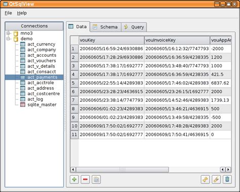QtSqlView Qt Based SQL Database Viewer Problem Free Access To Open