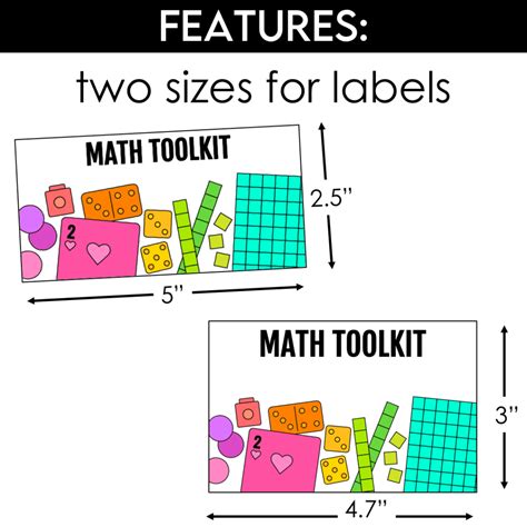 Math Tool Kit Checklists And Labels
