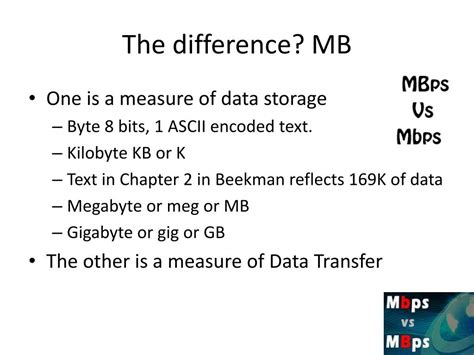 PPT MB V Mb Mbits PowerPoint Presentation Free Download ID 2427198