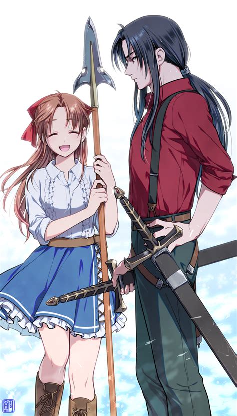 Reviel Von De Russert And Luna Winston Tsukiyo Ni Hibiku Nocturne Drawn By Bream Tan Danbooru