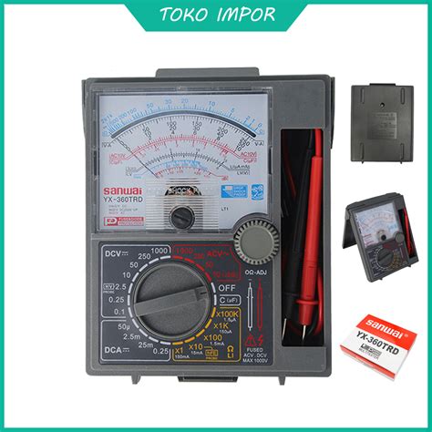Jual Multitester Analog Sanwai Yx 360trd Meter Fuse Diode Protection Dc Ac Test Analogue Multi